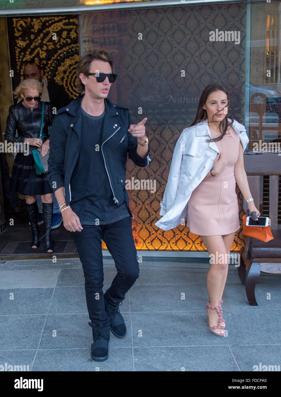 Kim Kardashian's pal Jonathan Cheban and girlfriend Anat Popovsky seen ...