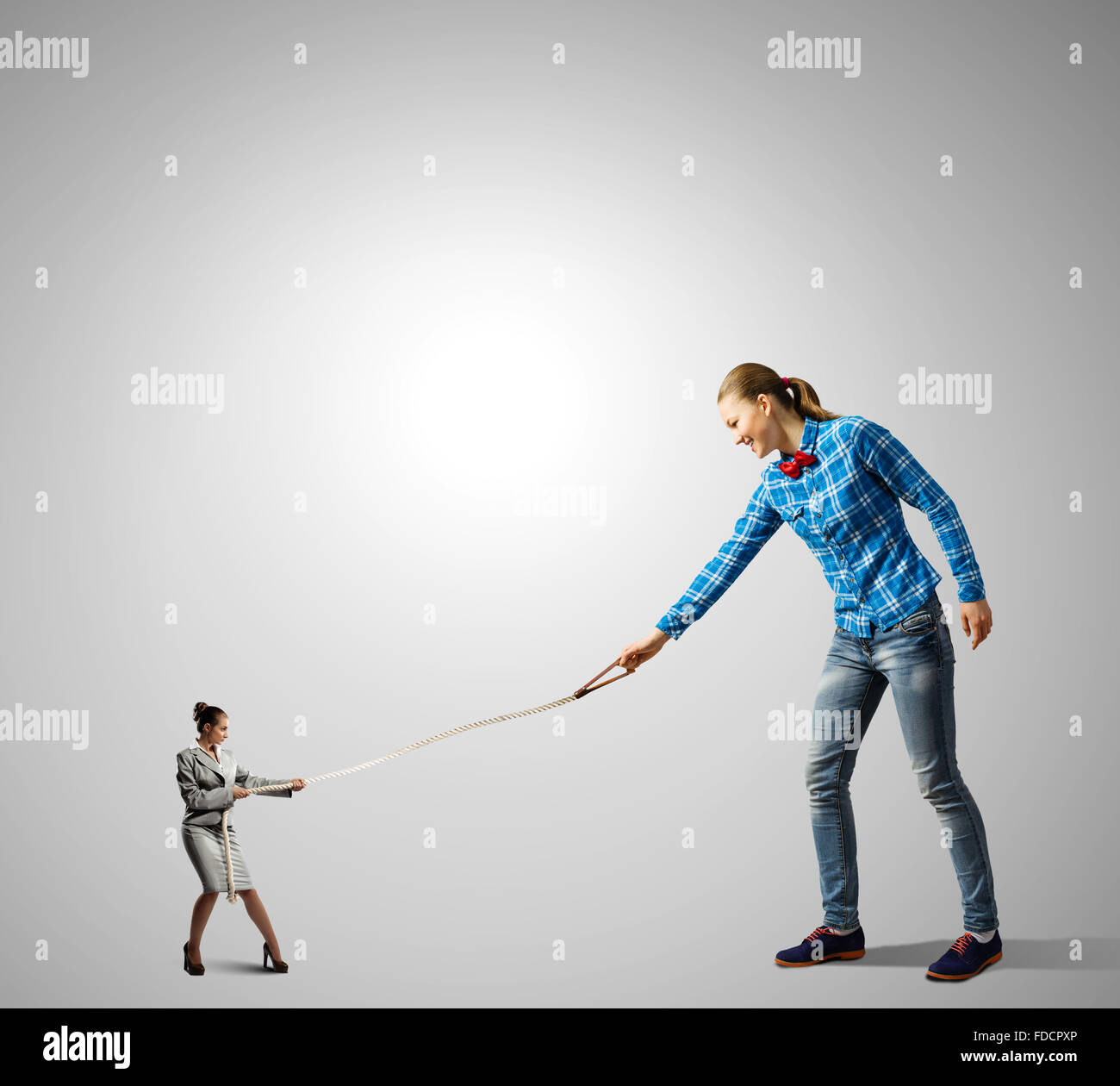 Hand holding lead rope hi-res stock photography and images - Alamy