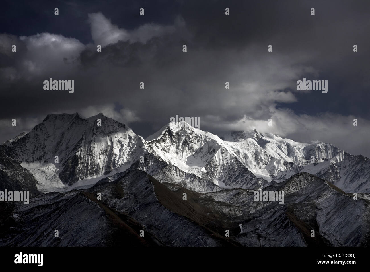 Sichuan Province Ganzi the Gongga mountain Stock Photo - Alamy