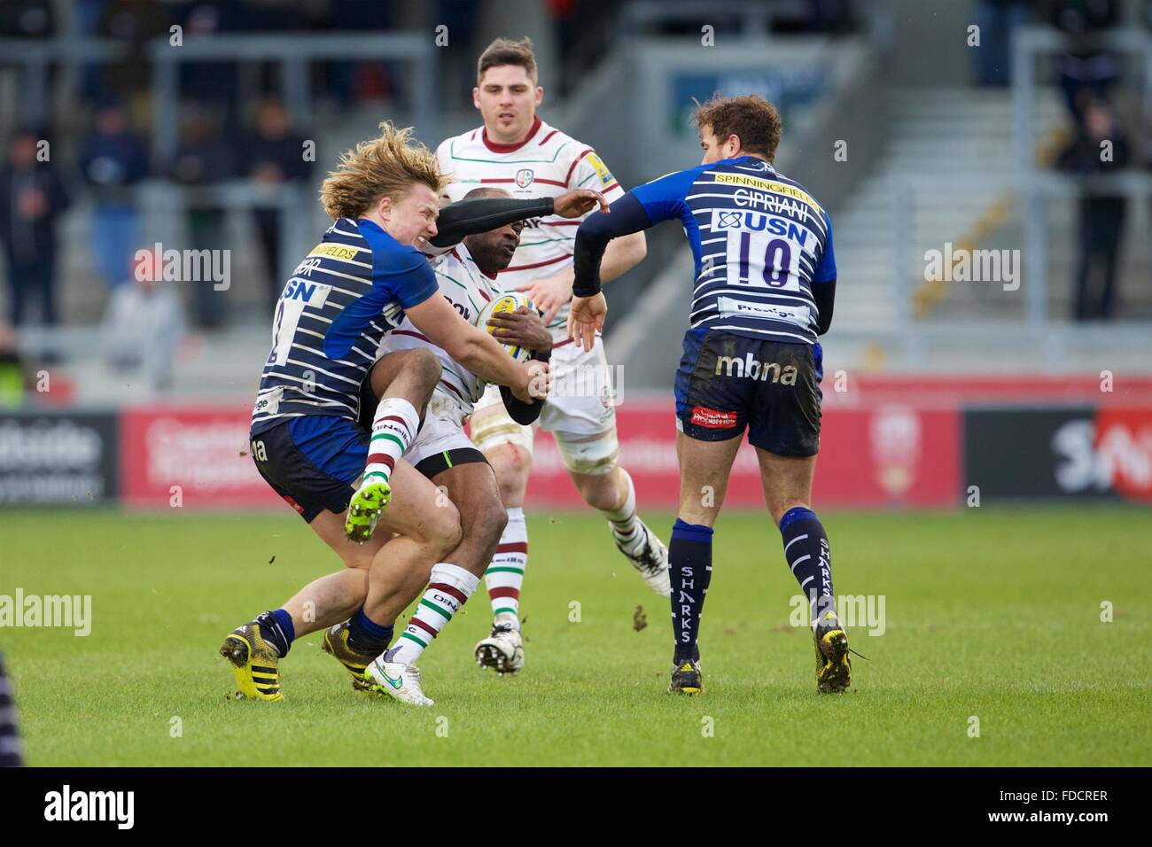 AJ Bell Stadium, Salford, UK. 30th Jan, 2016. Aviva Premiership. Sale ...