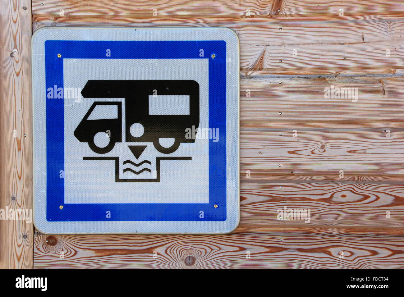 sign for a dumping station Stock Photo - Alamy