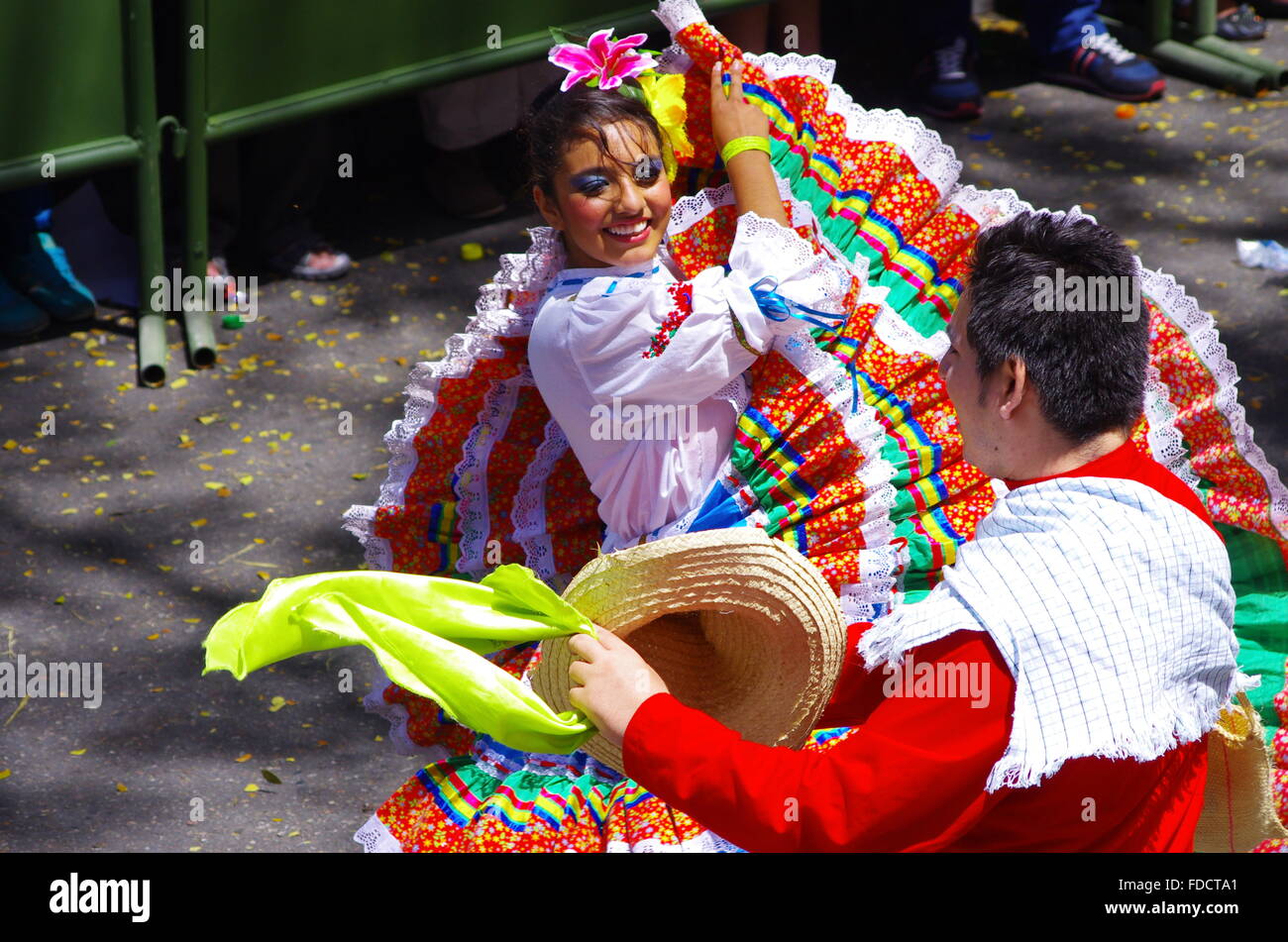 Colombian folk dance of tolima Stock Photo - Alamy