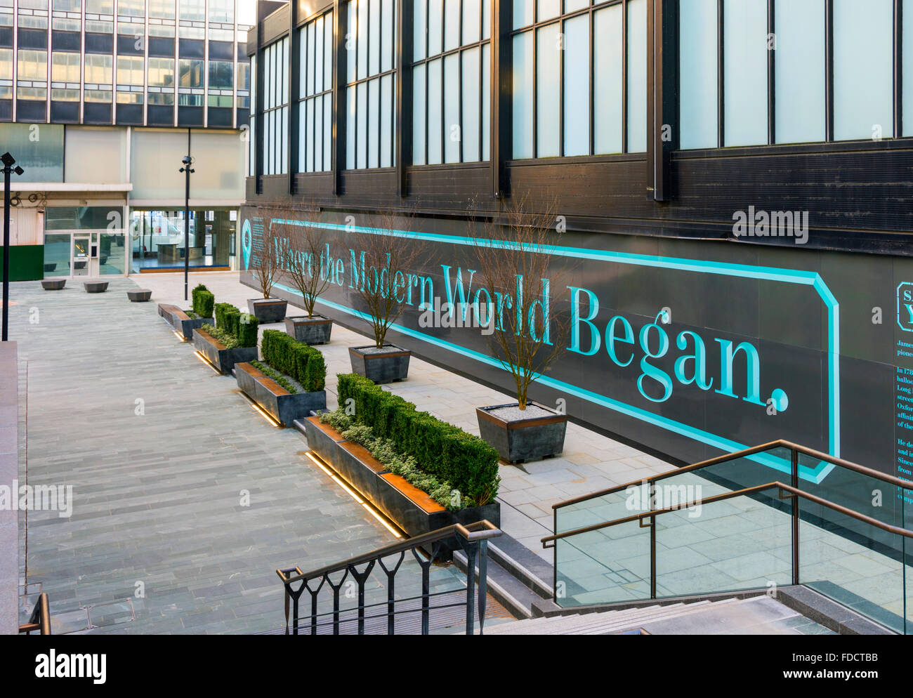 Sadler's Yard, off Dantzic Street, NOMA area, Manchester, UK Stock ...