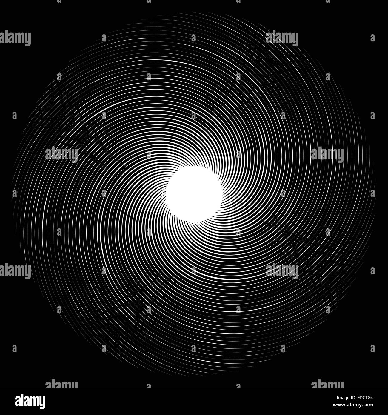 Abstract swirly shape. Black and white vector Stock Vector Image & Art ...