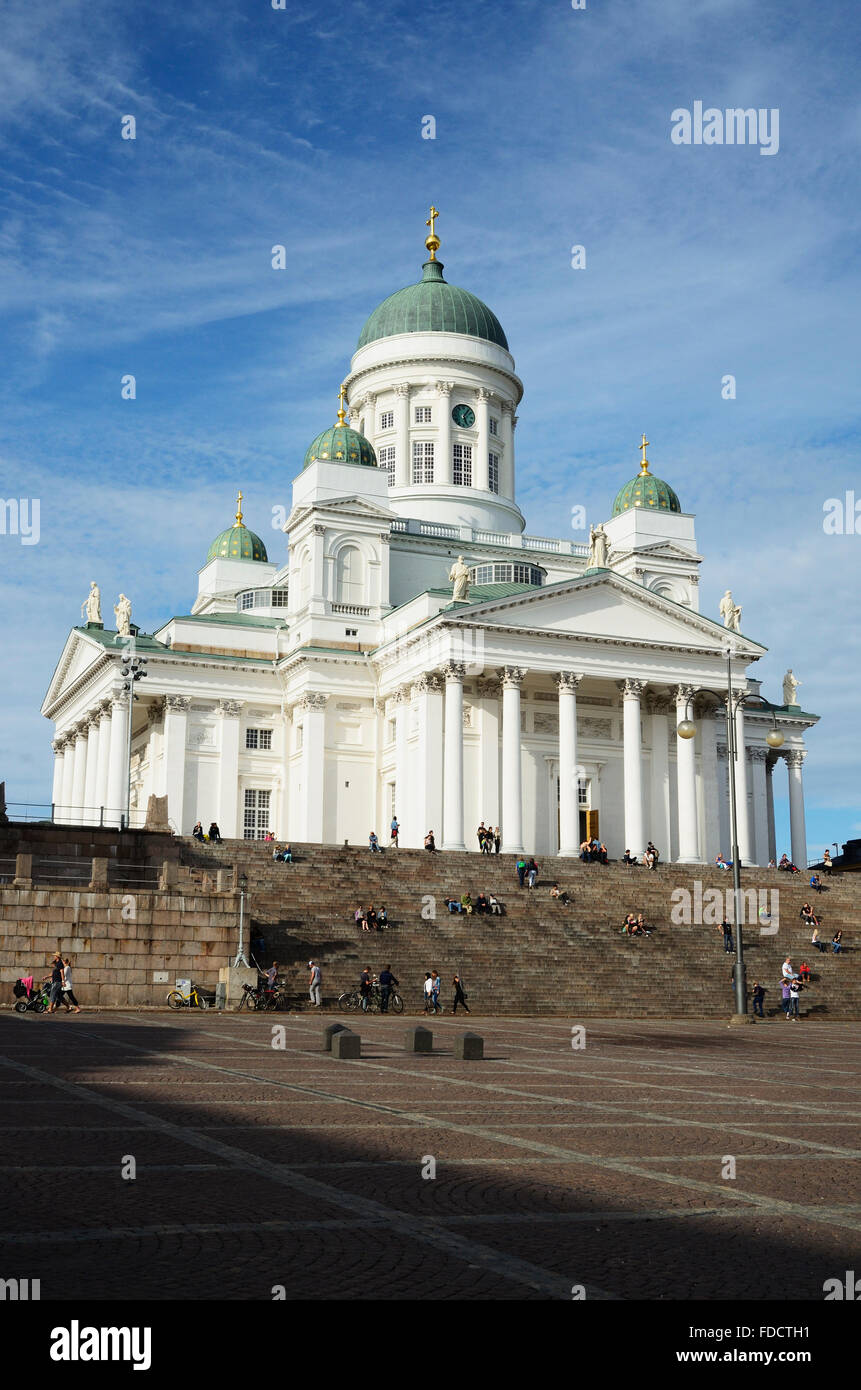 Lutheran cathedral in the Old Town of Helsinki, Finland Stock Photo - Alamy