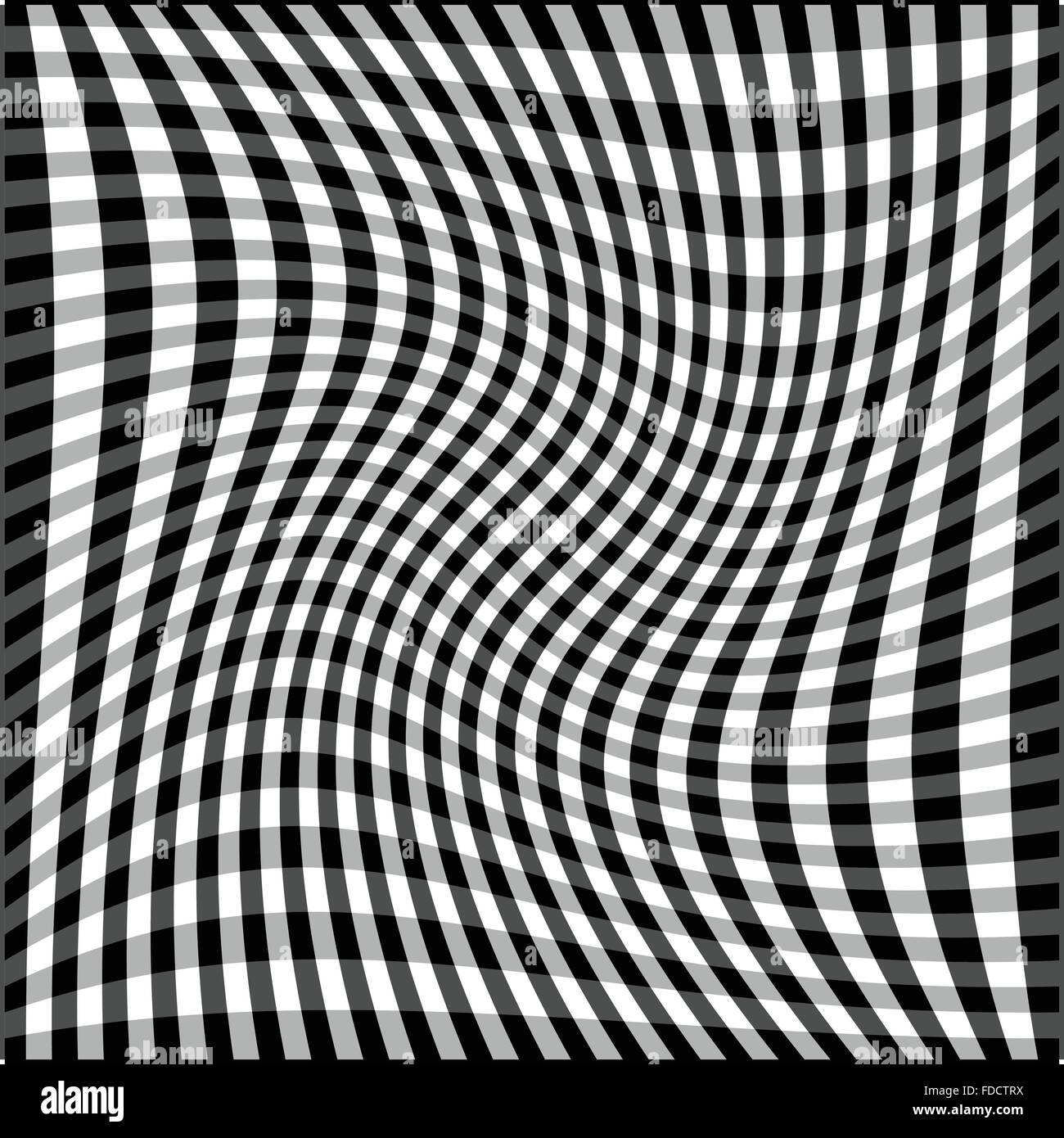 Abstract monochrome vector with distortion, deformation effect Stock ...