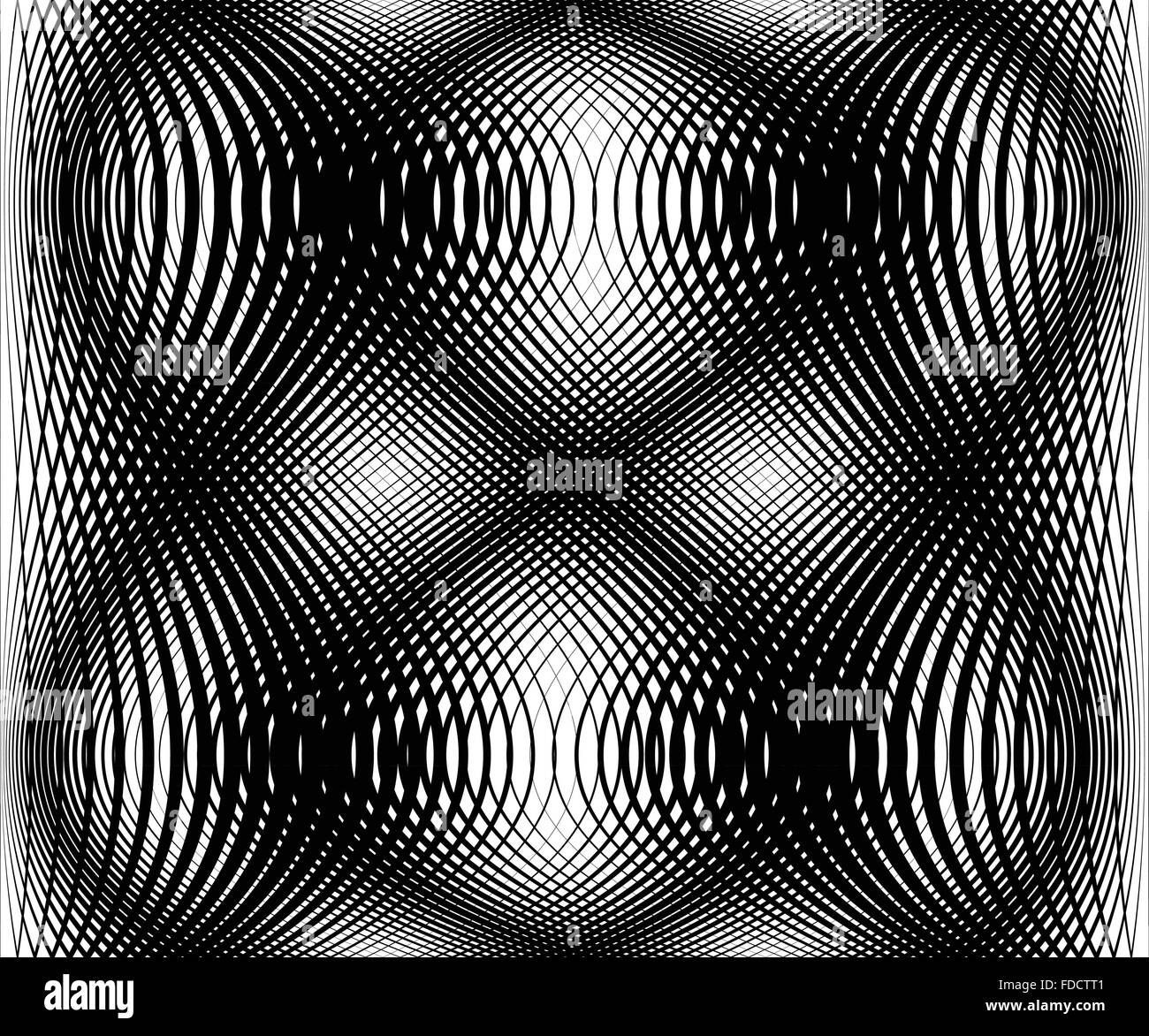 Abstract Grid Mesh Lattice Pattern Intersecting Lines Monochrome