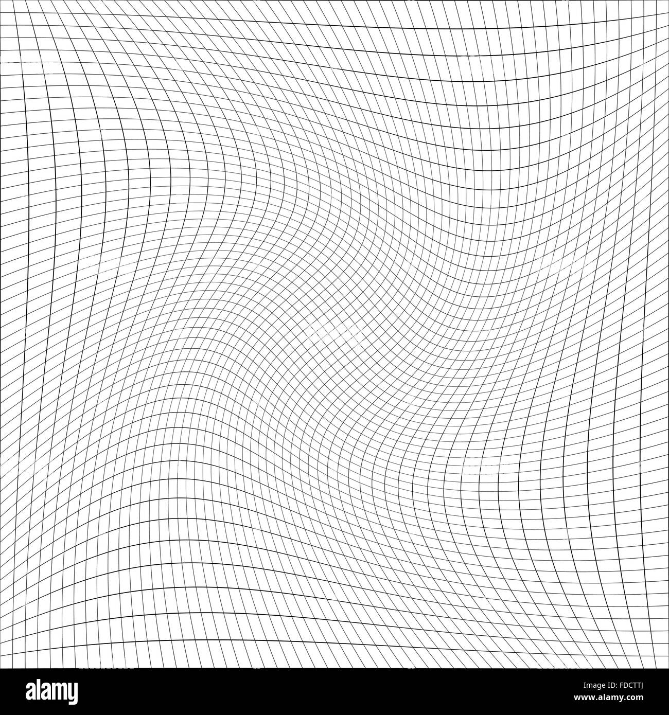 Intersecting Lines With Rotating Distortion Abstract Texture Stock Vector Image And Art Alamy