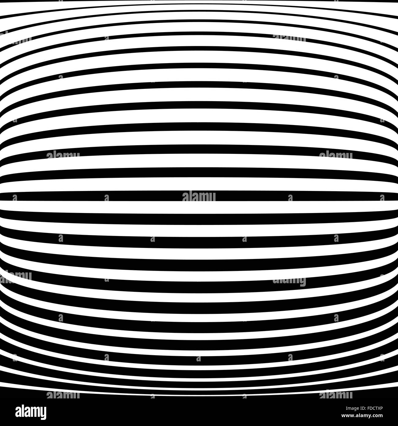 Warped, distorted lines abstract monochrome pattern / background. For ...