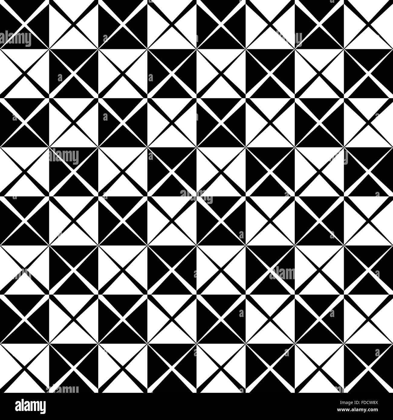 Seamless monochrome pattern with X shape, intersecting, crossing lines ...