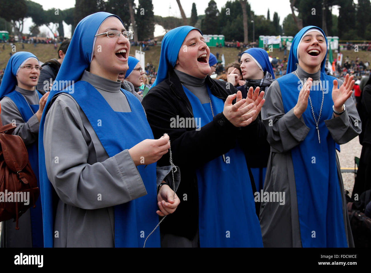Rome, Italy. 30th Jan, 2016. Nouns singing and dancing Rome 30th ...