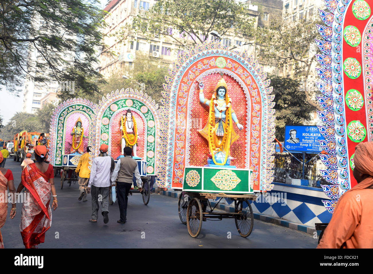 Kolkata, India. 30th Jan, 2016. Bharat Sevashram Sangha organizes a ...