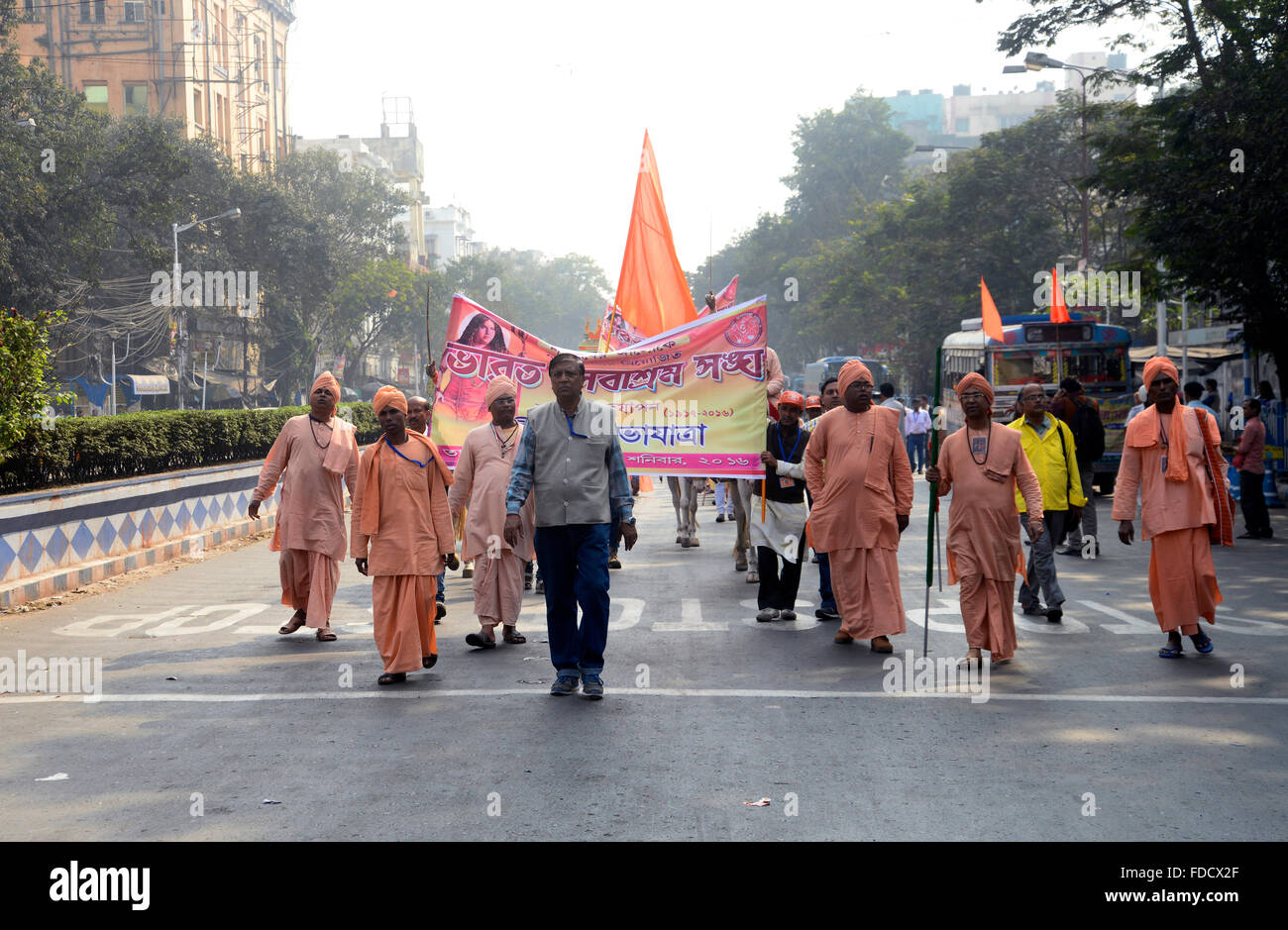 Kolkata, India. 30th Jan, 2016. Bharat Sevashram Sangha organizes a ...