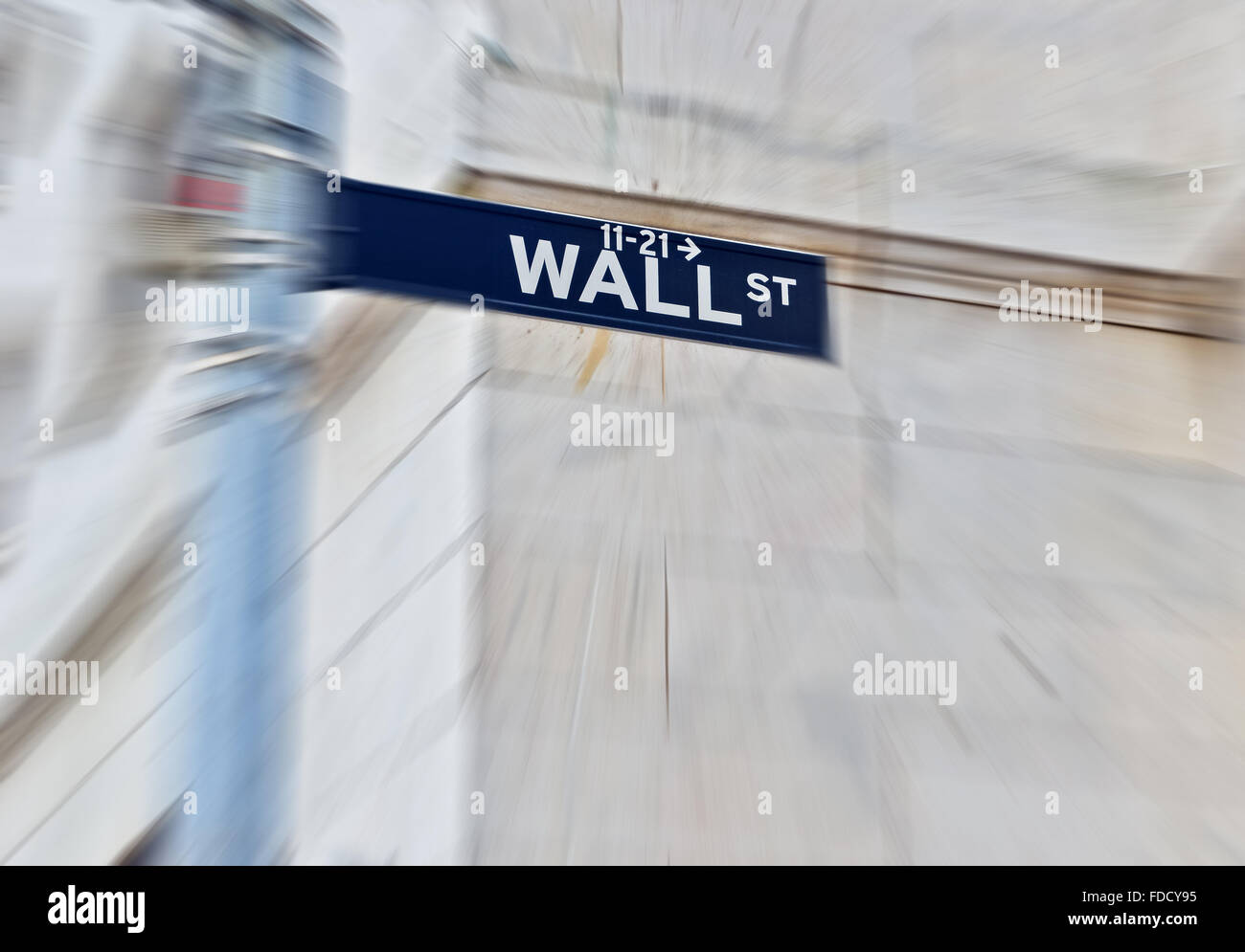 Wall Street road sign in New York Stock Photo - Alamy