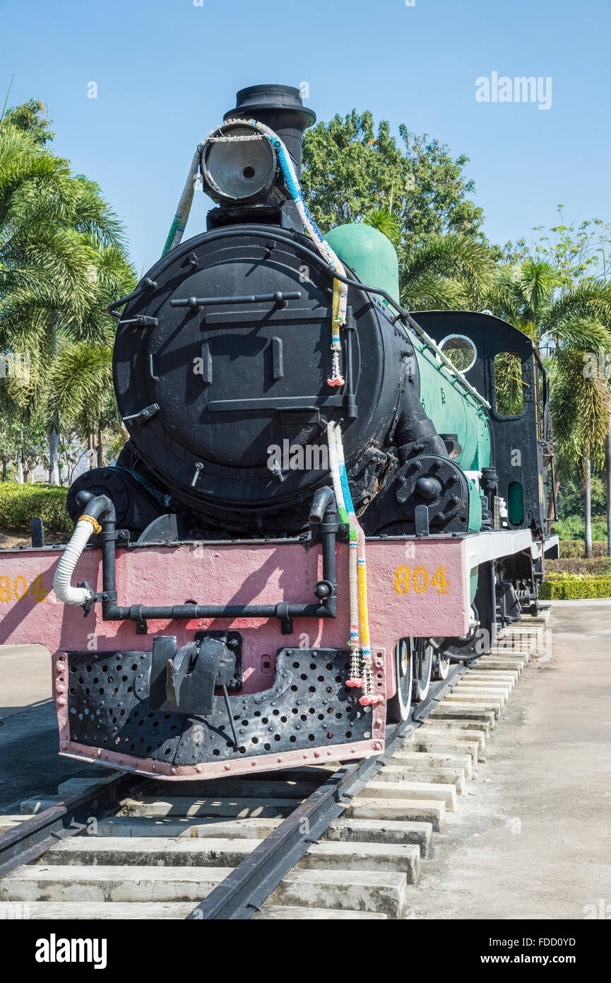 Thailand, Kanchanaburi. WWII Siam Burma Death Railway British built ...