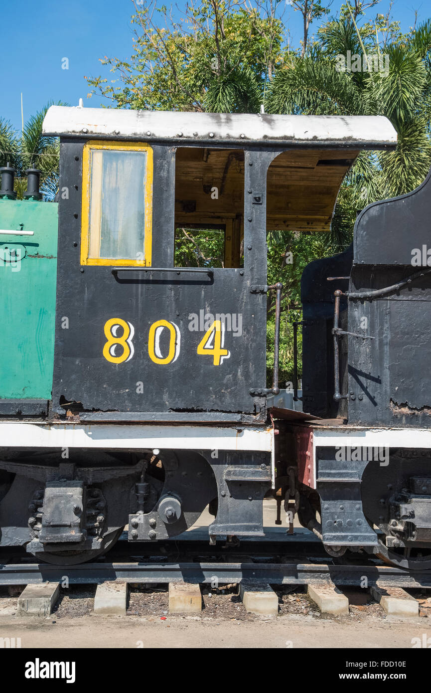 Thailand, Kanchanaburi. WWII Siam Burma Death Railway Steam Train ...