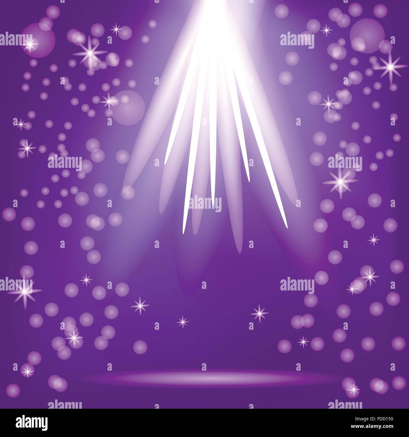Magical christmas scene blue Stock Vector Images - Alamy