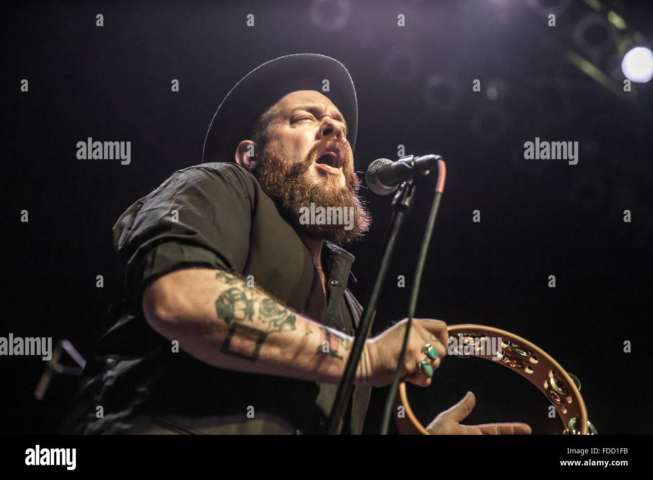 Detroit, Michigan, USA. 29th Jan, 2016. NATHANIEL RATELIFF and THE ...