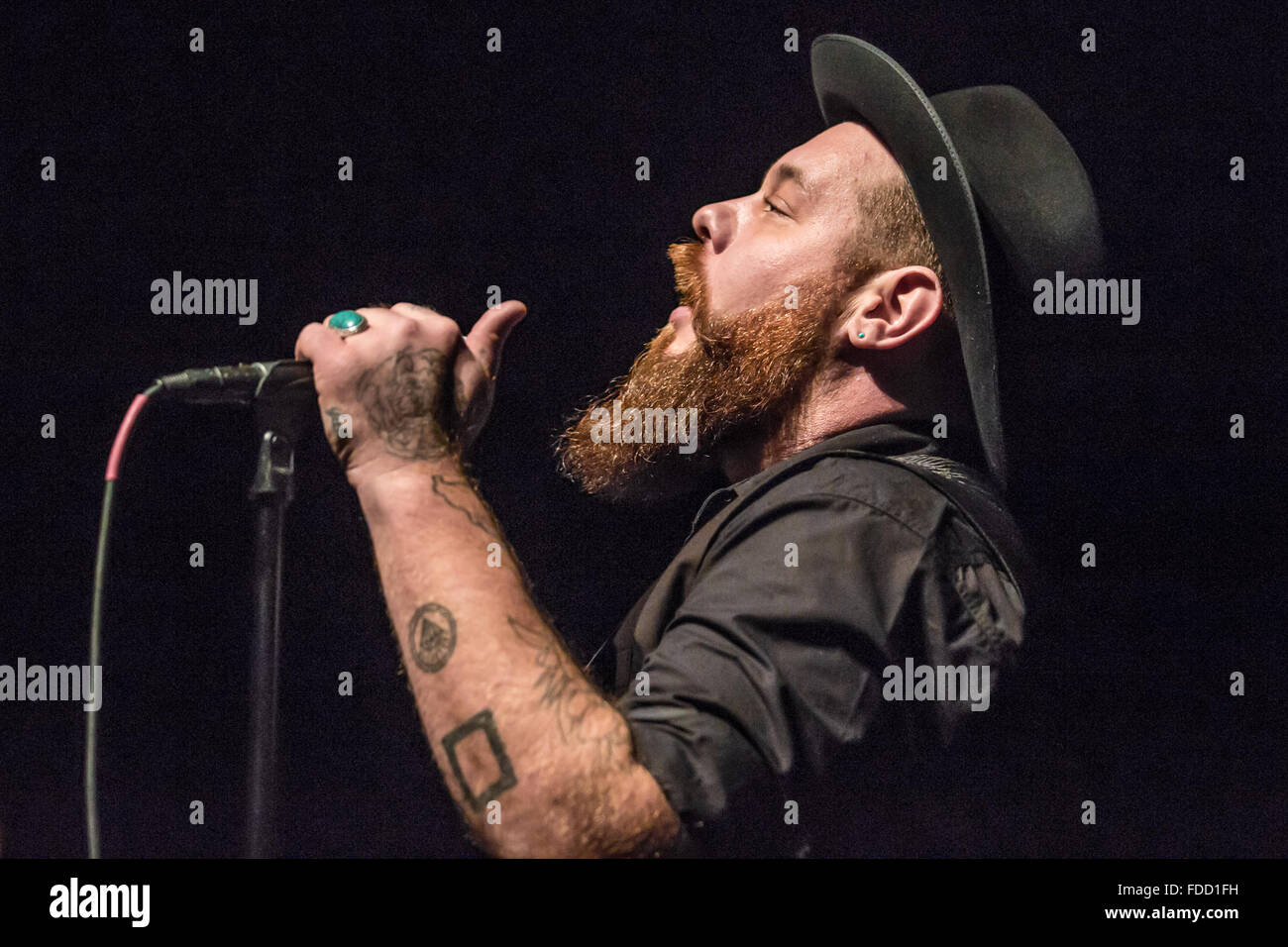 Detroit, Michigan, USA. 29th Jan, 2016. NATHANIEL RATELIFF and THE ...