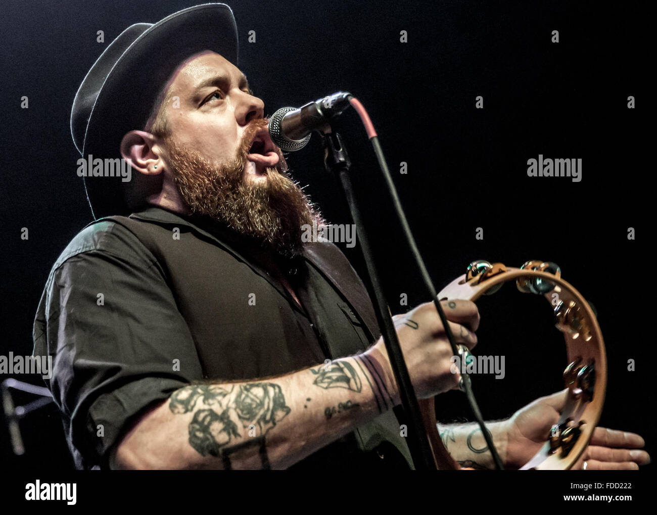Detroit, Michigan, USA. 29th Jan, 2016. NATHANIEL RATELIFF and THE ...