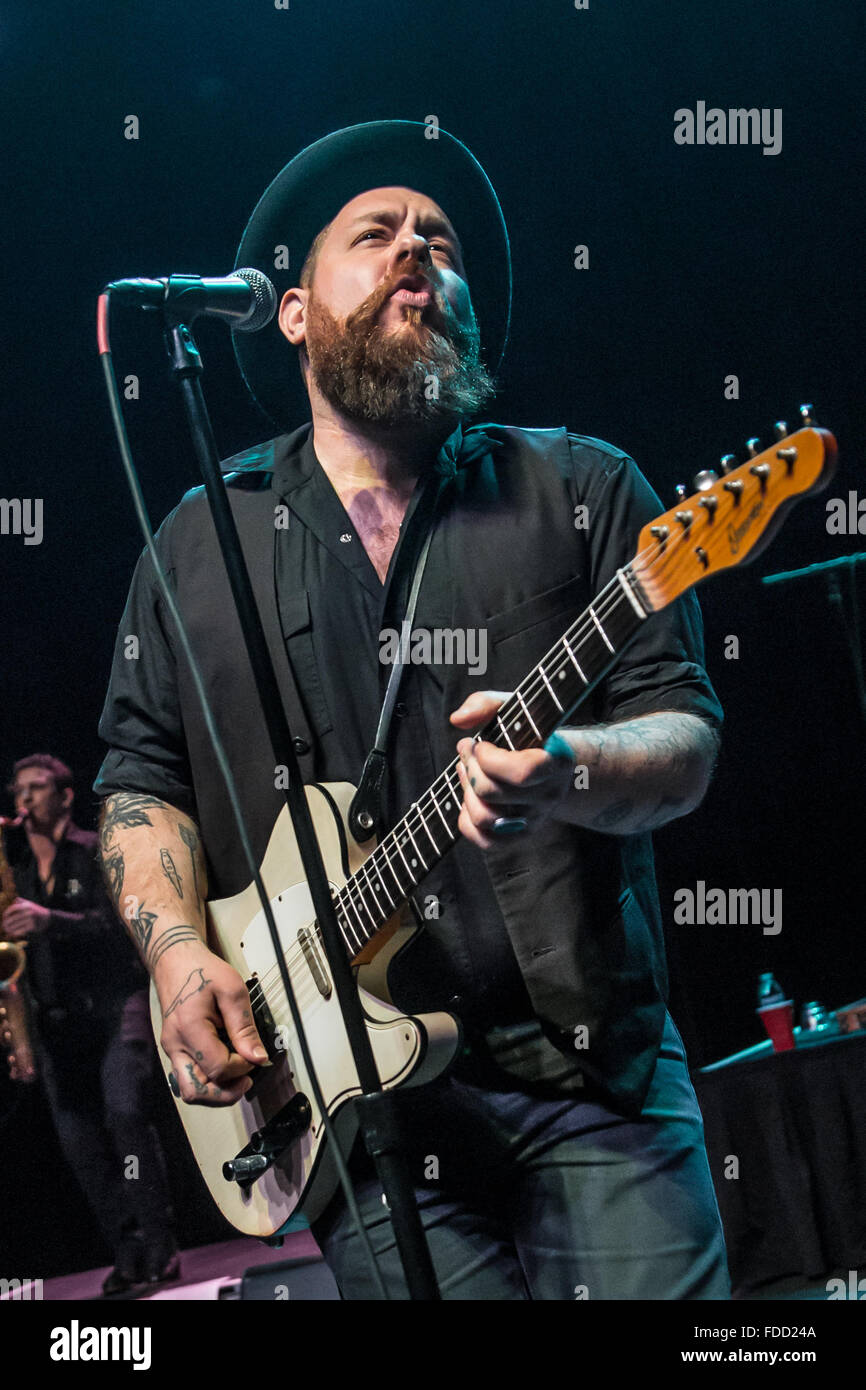 Detroit, Michigan, USA. 29th Jan, 2016. NATHANIEL RATELIFF and THE ...
