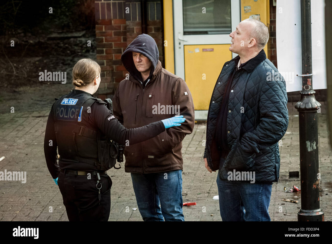 Kent, UK. 30th January, 2016. Kent police officer keeps far-right ...