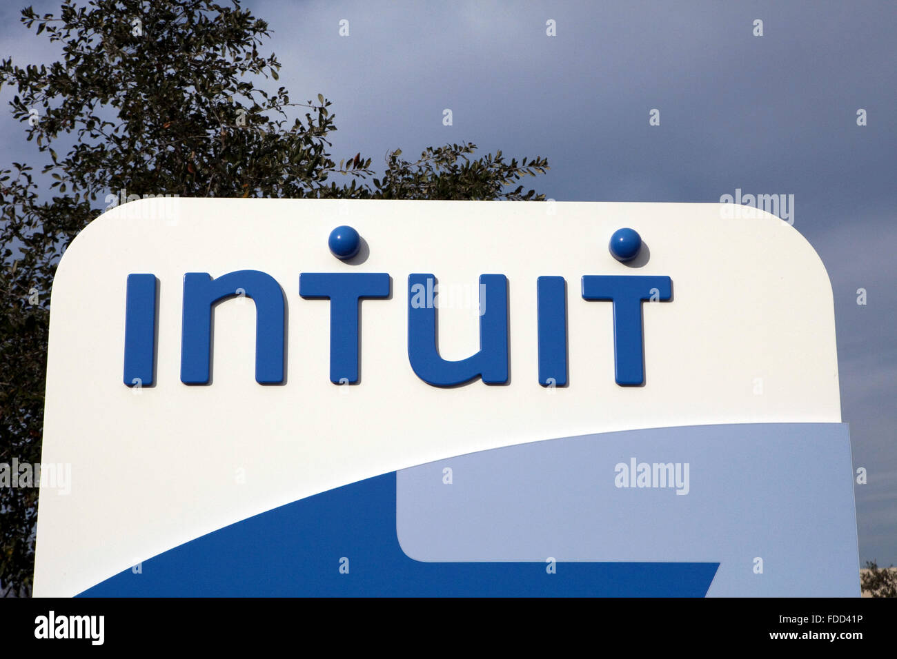 A view of Intuit's corporate headquarters in Mountain View, California ...