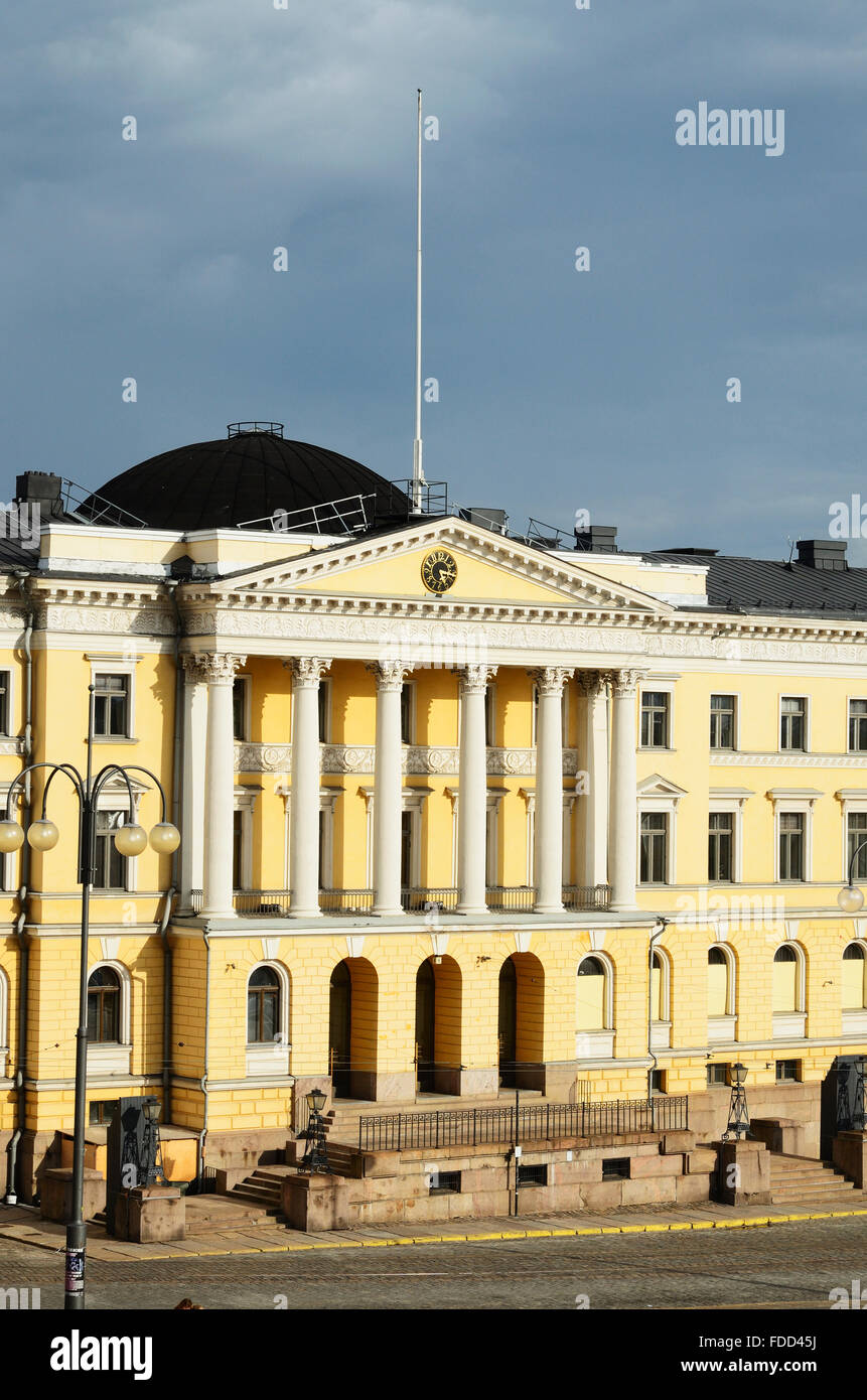 Government Palace. Senate Square. Helsinki. Finland Stock Photo - Alamy
