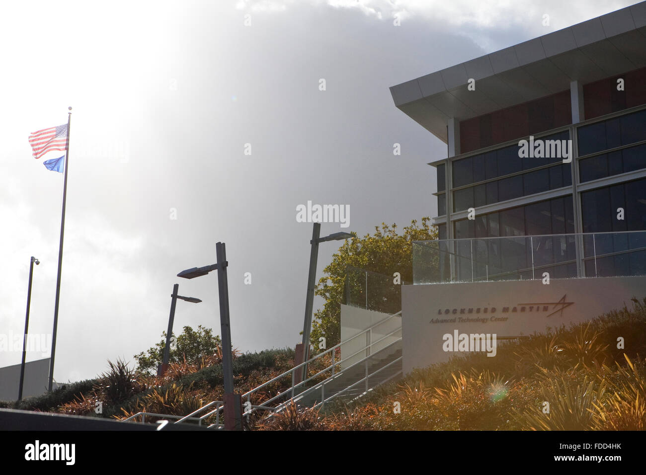 A view of Lockheed Martin's Advanced Technology Center in Palo Alto ...