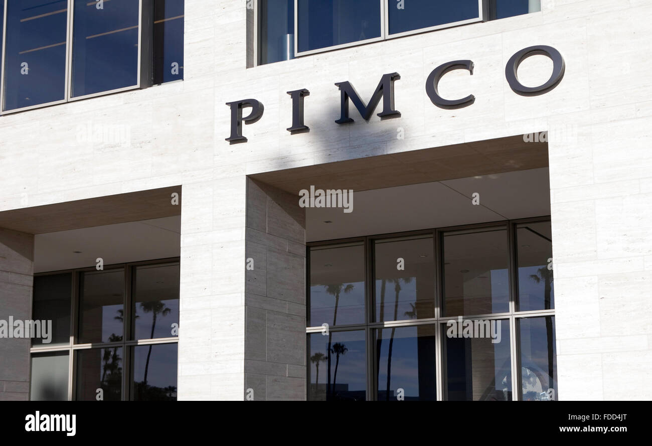 A view of PIMCO's corporate headquarters in Newport Beach, California ...