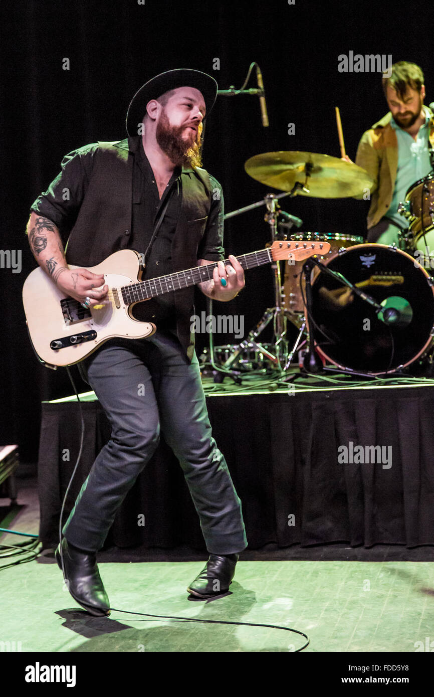 Detroit, Michigan, USA. 29th Jan, 2016. NATHANIEL RATELIFF and The ...