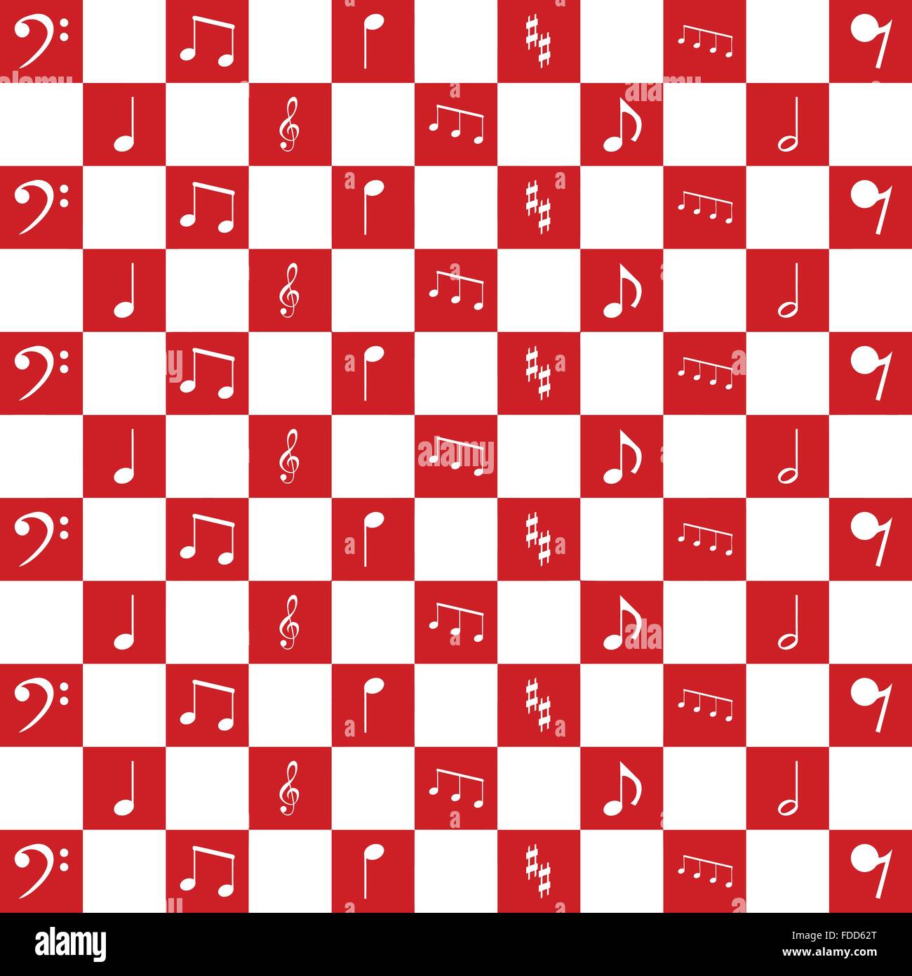 Seamless background with music notes pattern Stock Vector Image & Art ...