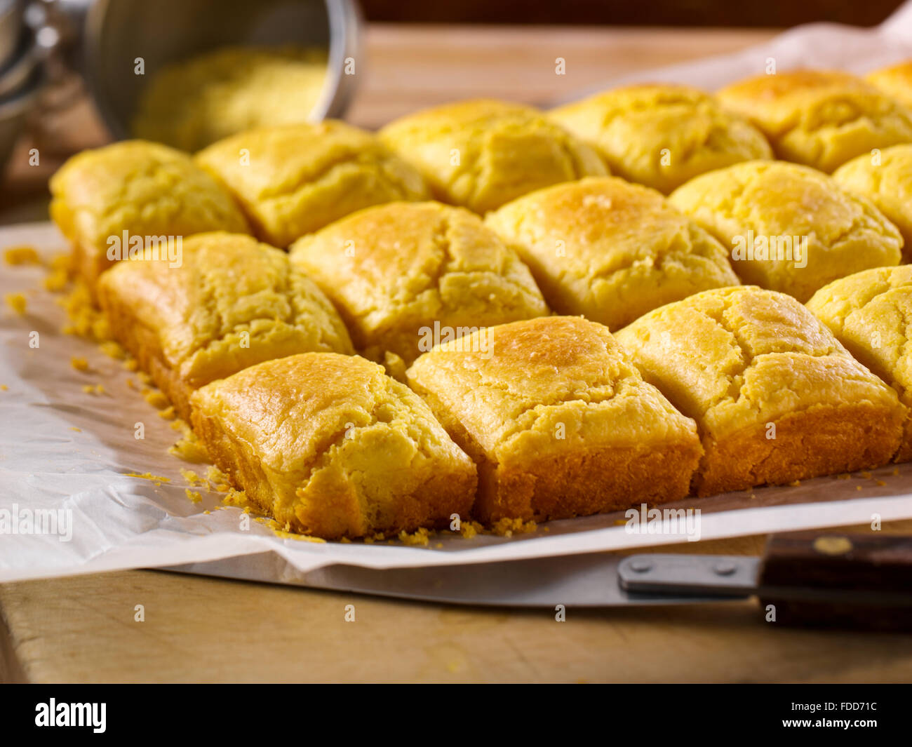 Baking parchment cornbread hi-res stock photography and images - Alamy