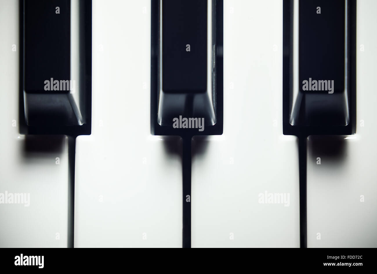 Details of a modern keyboard, closeup view on keys Stock Photo - Alamy