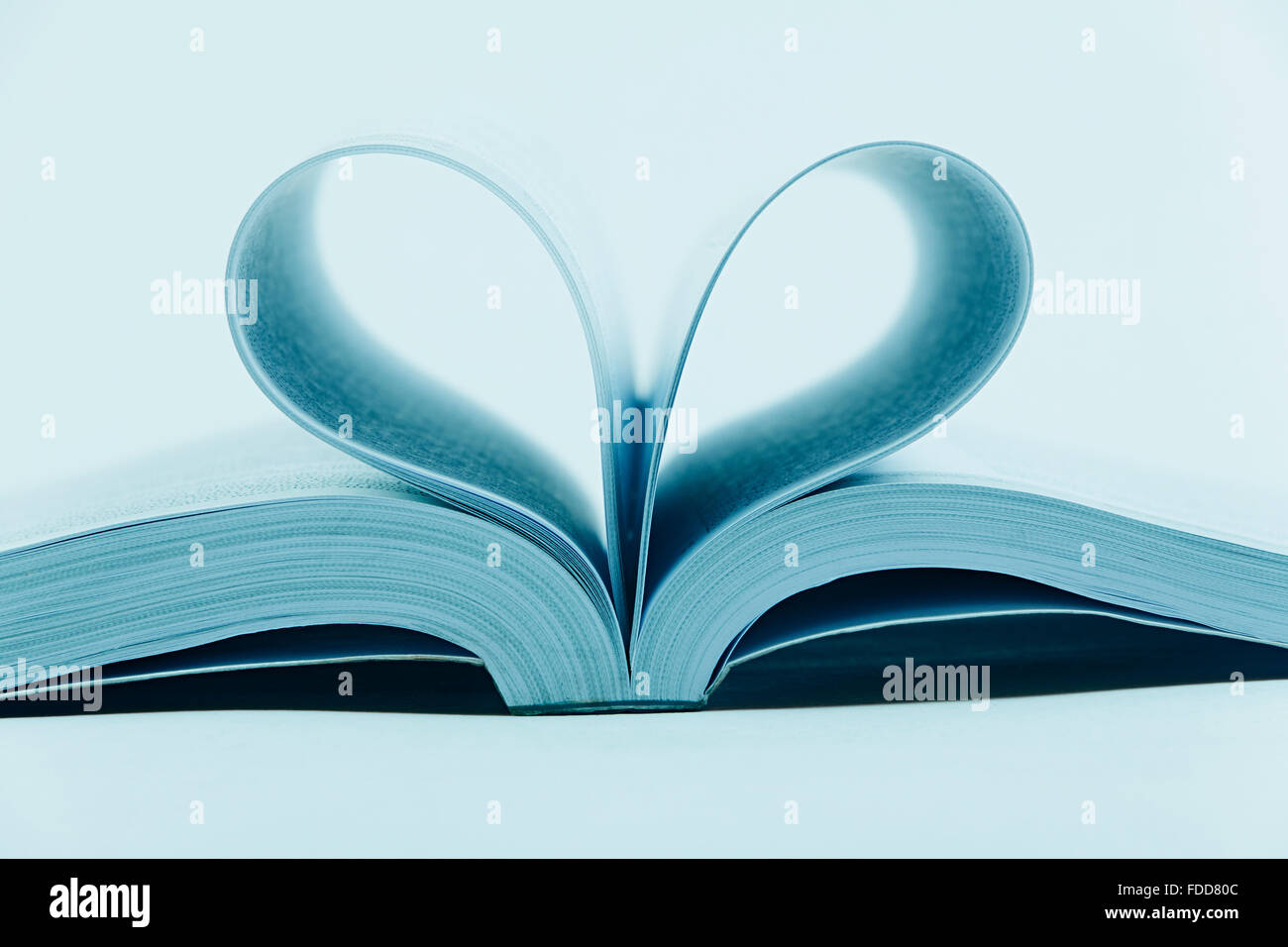 Book shape heart hi-res stock photography and images - Alamy