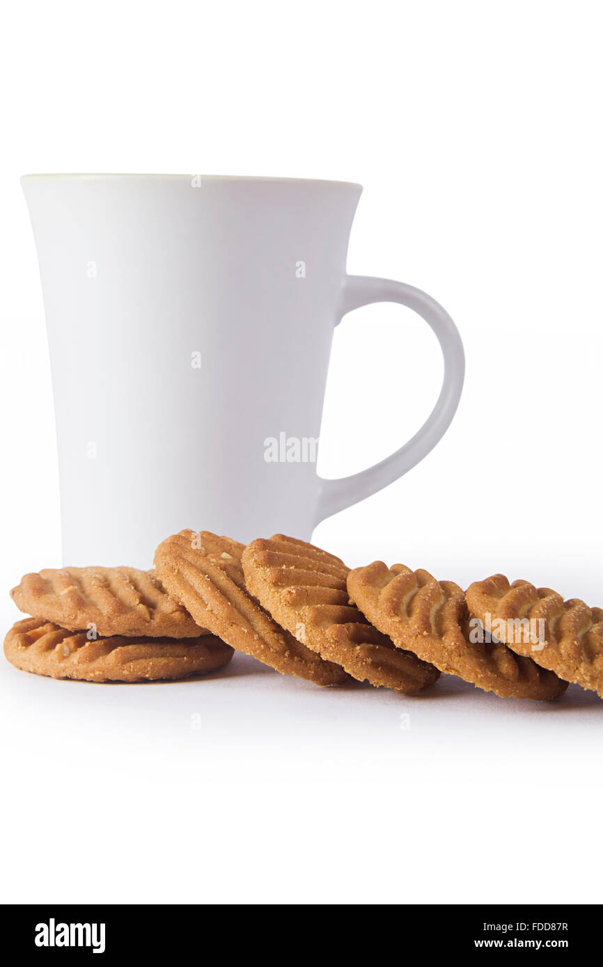 Tea biscuit on table Cut Out Stock Images & Pictures - Alamy