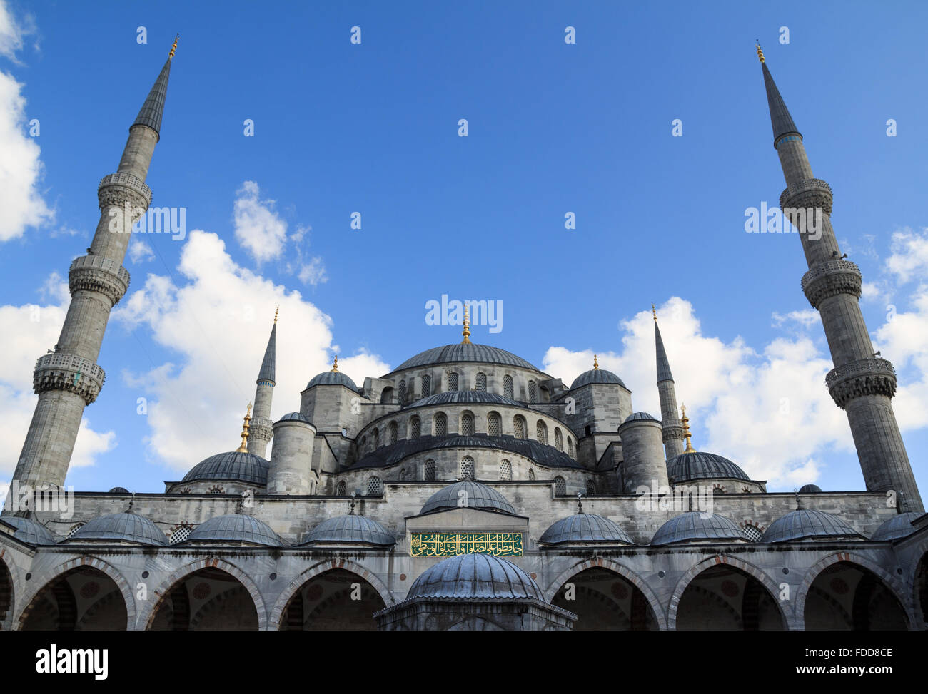 The Blue Mosque Front View, Istanbul, Turkey Stock Photo - Alamy