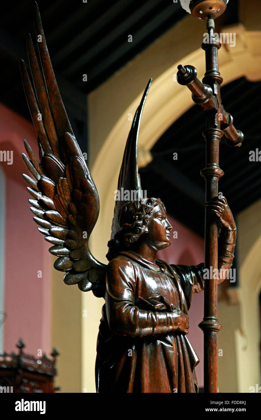 Carved oak Angel saint Peter and Paul's Catholic Church Cork City ...
