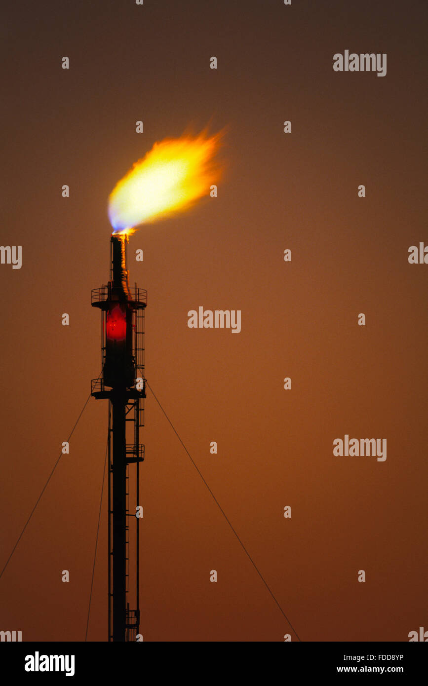 Oil refinery towers in Alberta, Canada Stock Photo - Alamy