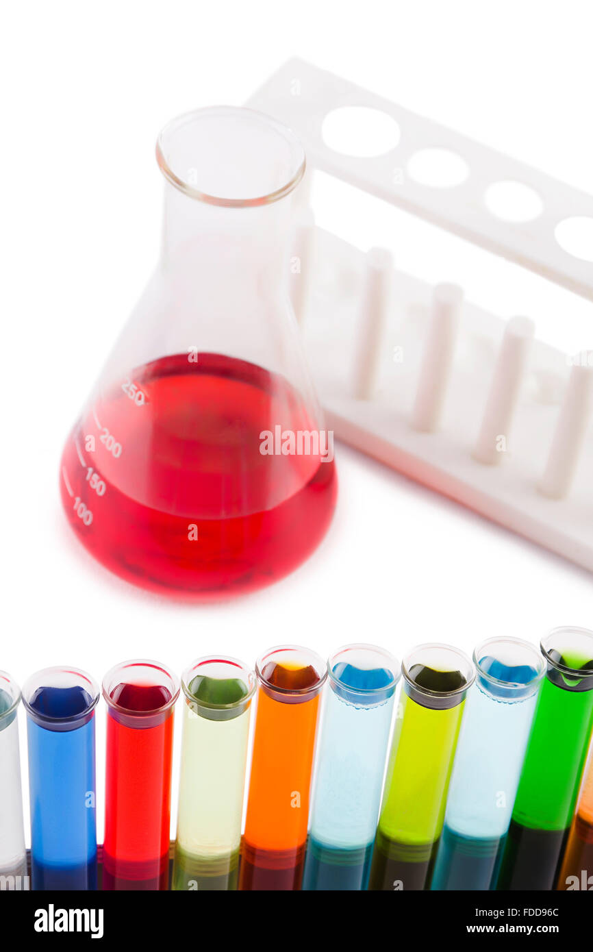 Medical Science Laboratory Chemical Test Tube and Beaker Nobody Stock ...