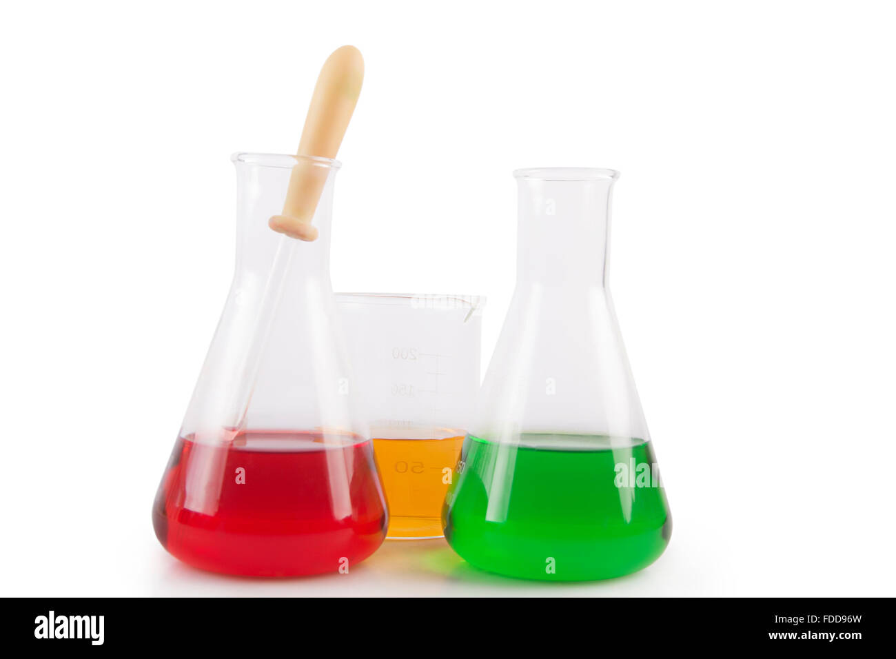 Medical Science Laboratory Chemical Beaker and Dropper Nobody Stock ...