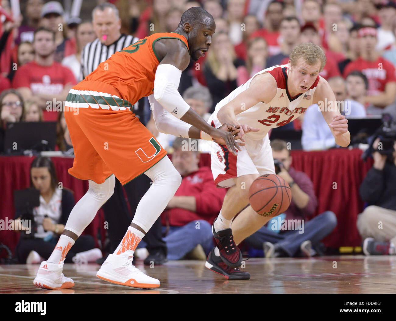 Raleigh, North Carolina, US. 30th Jan, 2016. MAVERICK ROWAN (24) of ...