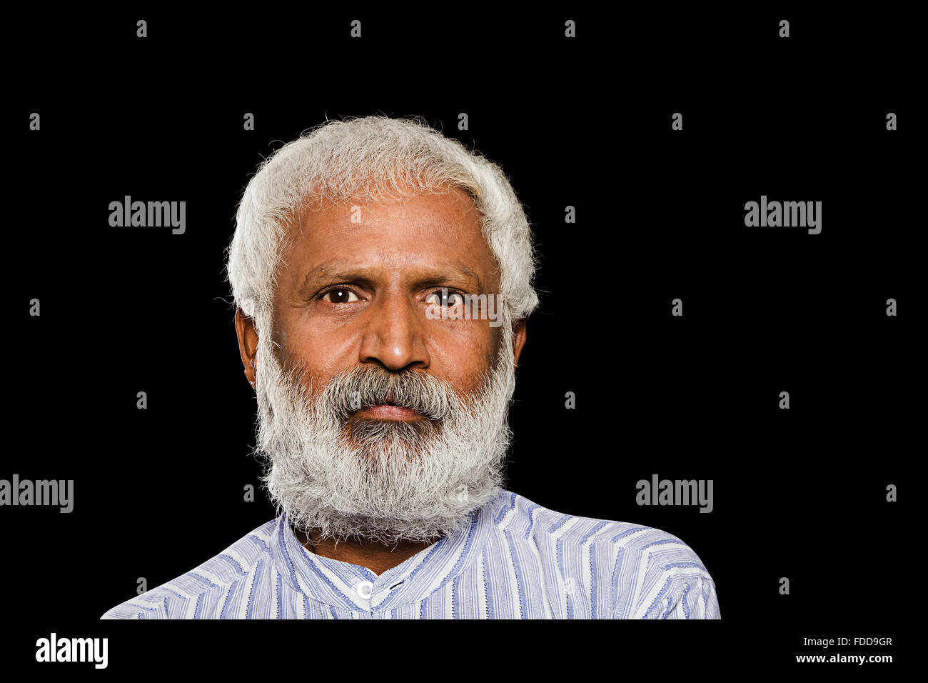 1 indian Senior Adult Man Serious pose Stock Photo - Alamy