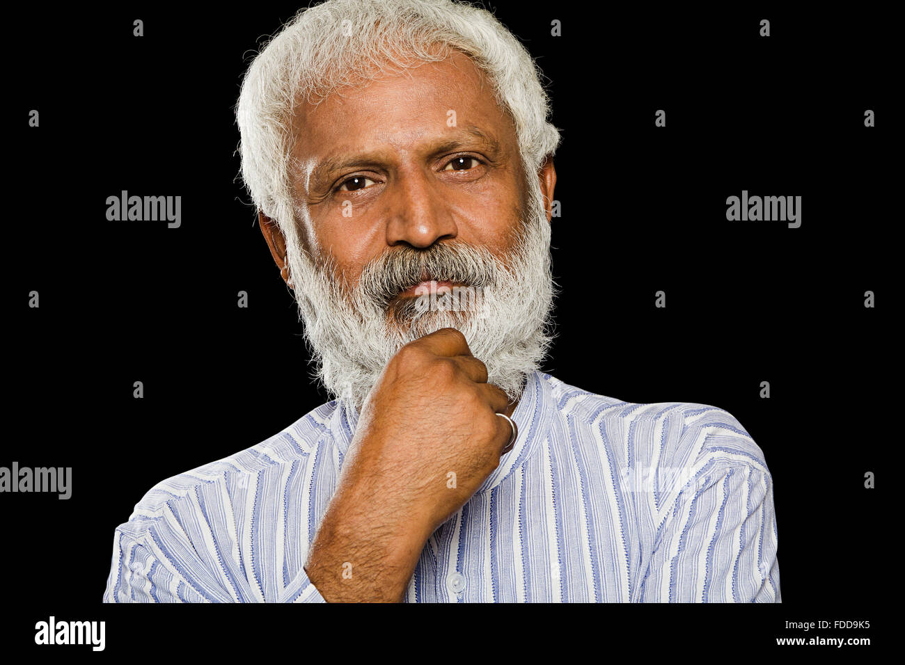 Serious indian man with moustache hi-res stock photography and images ...