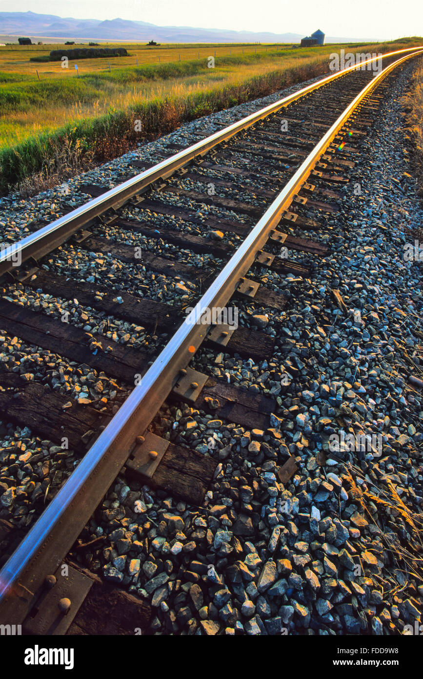 Connections prairies rail lines rural transportation hi-res stock ...