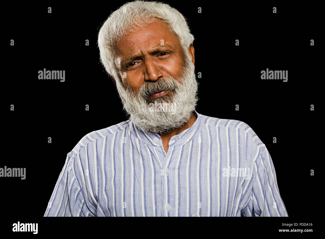 Close up indian man crying hi-res stock photography and images - Alamy