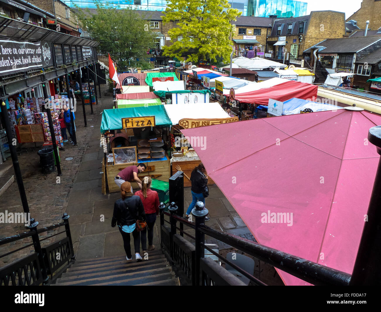 camden market at london england Stock Photo - Alamy