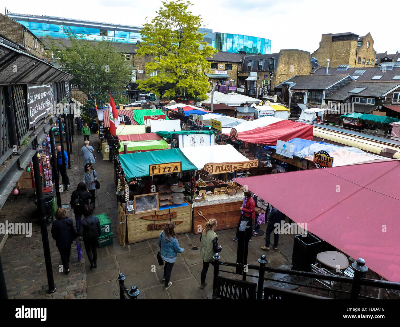 camden market at london england Stock Photo - Alamy