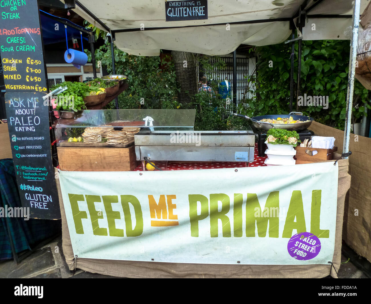 healthy shop at market london england Stock Photo - Alamy