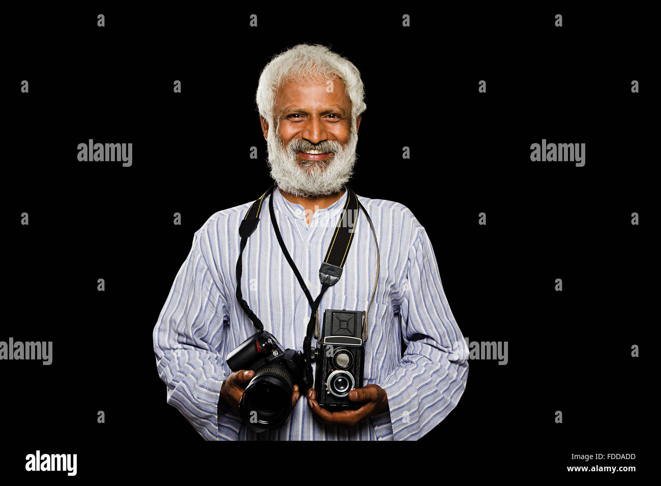 Standing looking at camera moustache confidence smiling hi-res stock ...